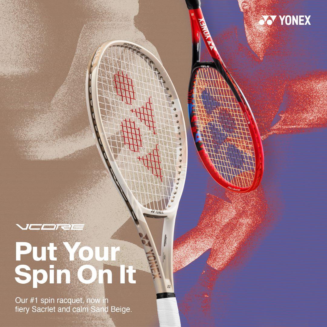 Yonex VCORE Tennis Racquets get new Sand Beige Cosmetic – Tennis Express