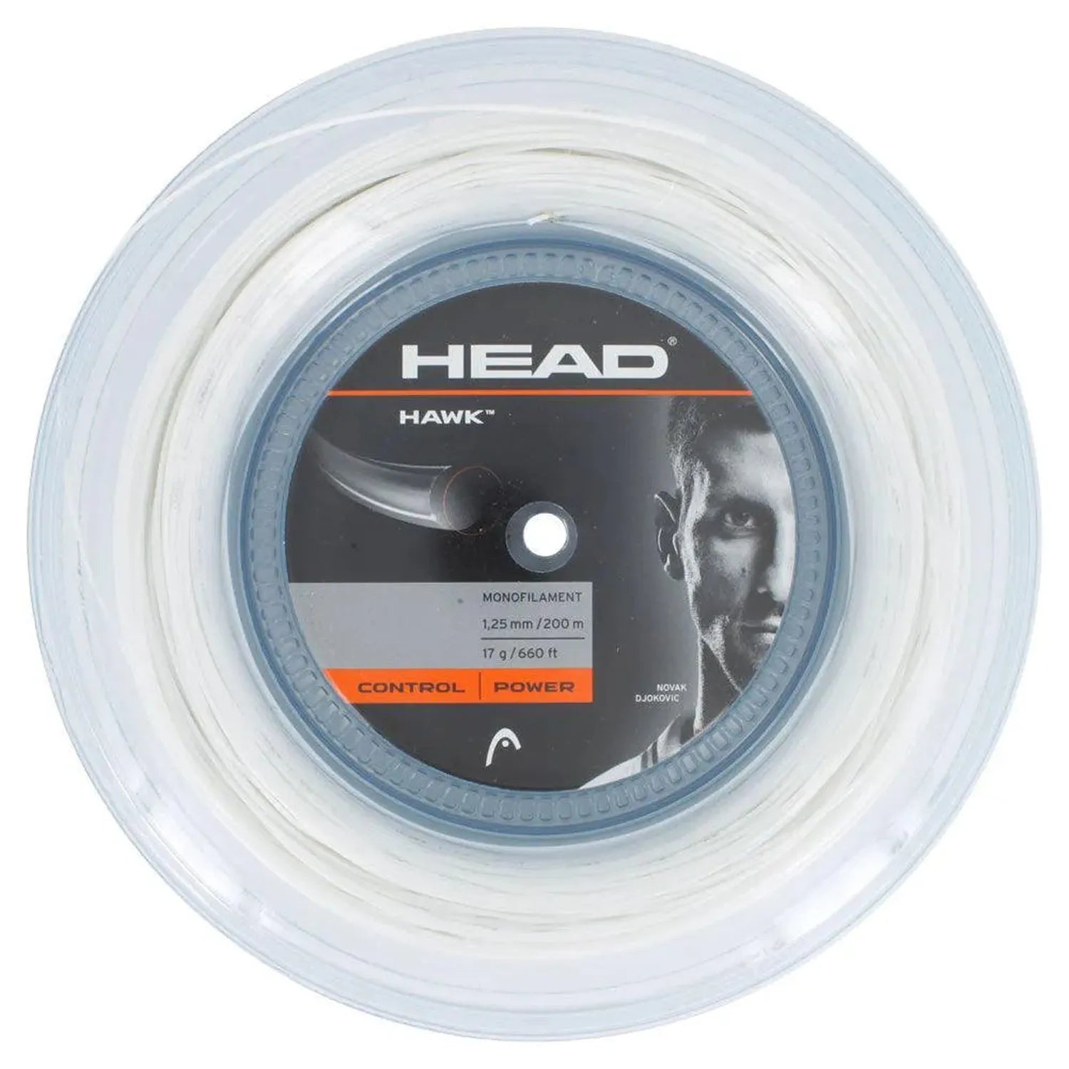 Hawk 17G Tennis String Reel White – Tennis Express