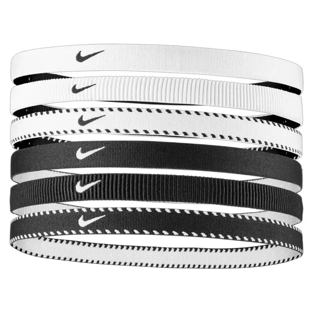 Unisex Flex Classic Headbands 6 Pack White and Black – Tennis Express